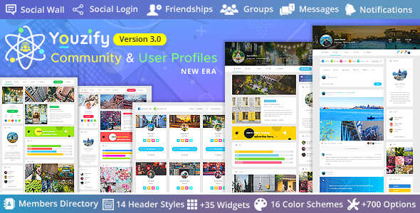 Youzify (formerly Youzer) GPL v3.6.1 – Buddypress Community & WP User ...