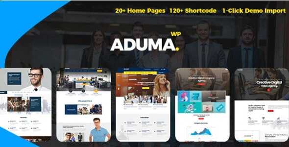 Aduma Theme GPL 1.3.2 – Consulting Finance WordPress Websites - Vprozone