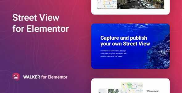 Google Street View for Elementor GPL v1.1.7 – Walker - Vprozone
