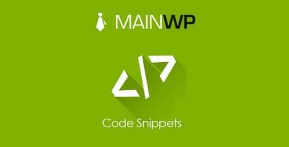MainWP Code Snippets GPL v5.0.4 Extension - Vprozone