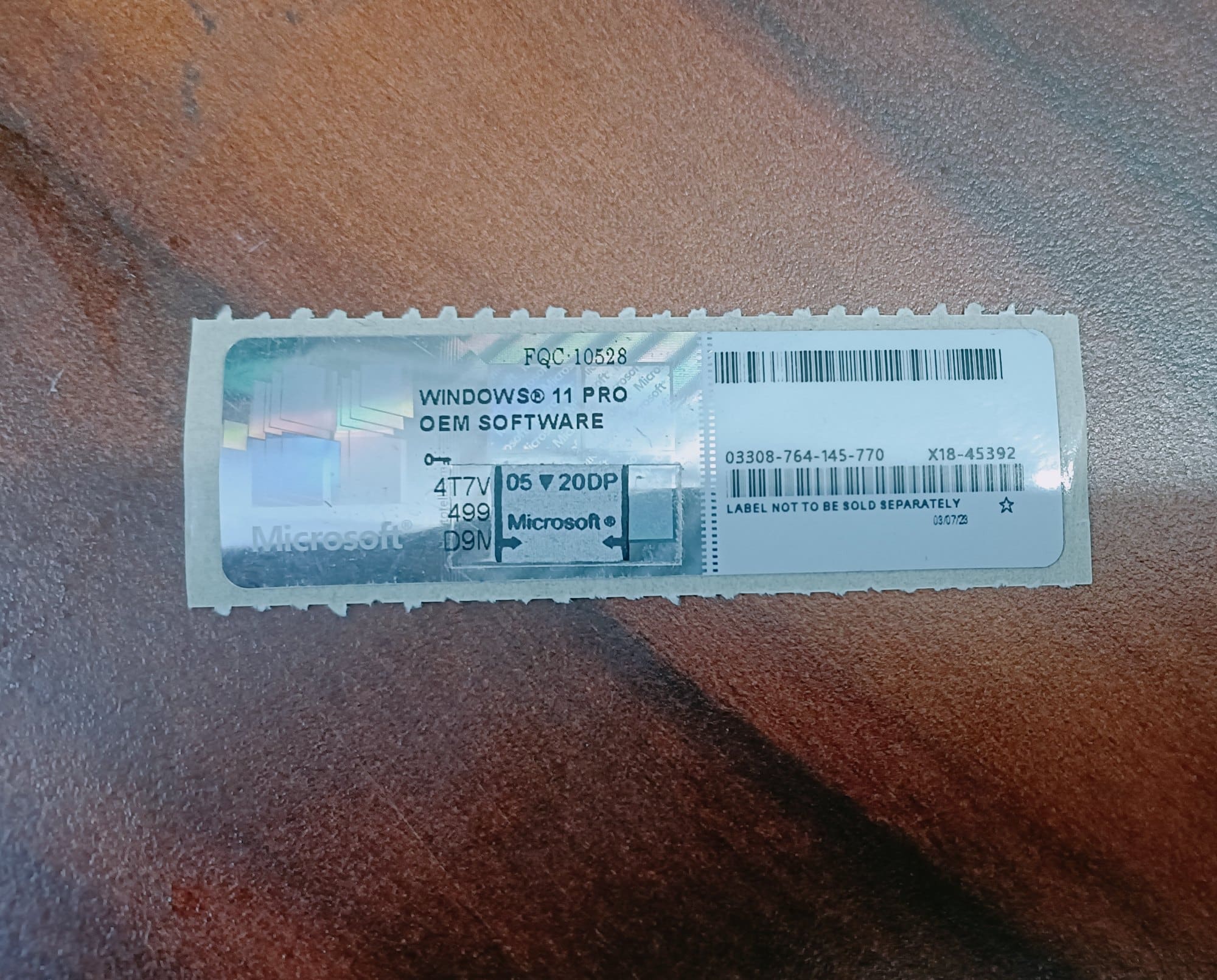 Windows 11 Pro Retail Key Lifetime Sticker - Vprozone